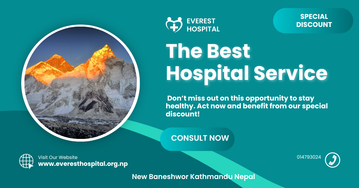 Special Discount on Health Checkups at Everest Hospital, Baneshwor!